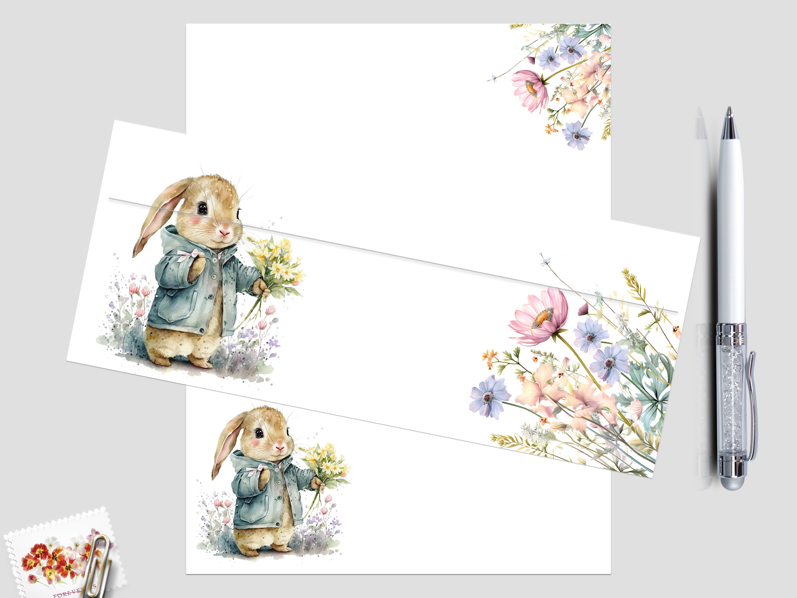 Notepad and Envelopes – Lori J Design